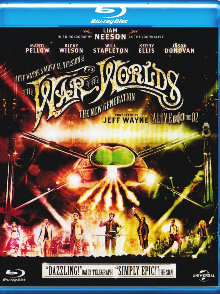 Jeff Wayne's Musical Version Of The War Of The Worlds Blu-Ray