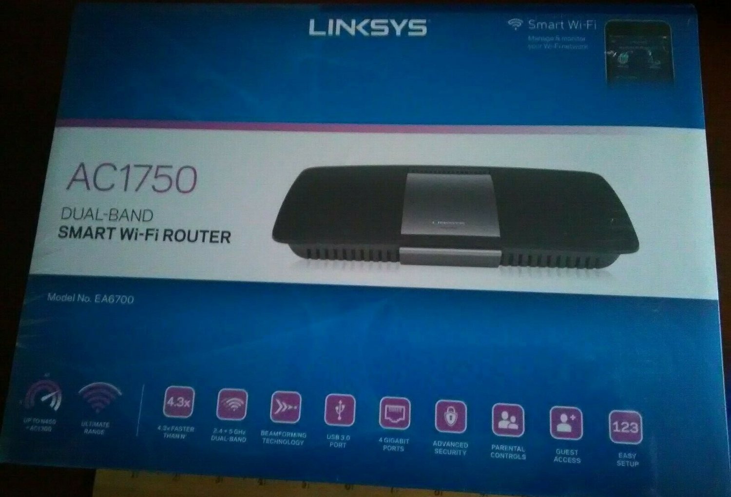 Linksys Smart EA6700 Dual Band Router AC1750