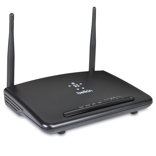 NEW Belkin 300Mbps Wireless-N 300 4 Port Router w/ 2 Antennas