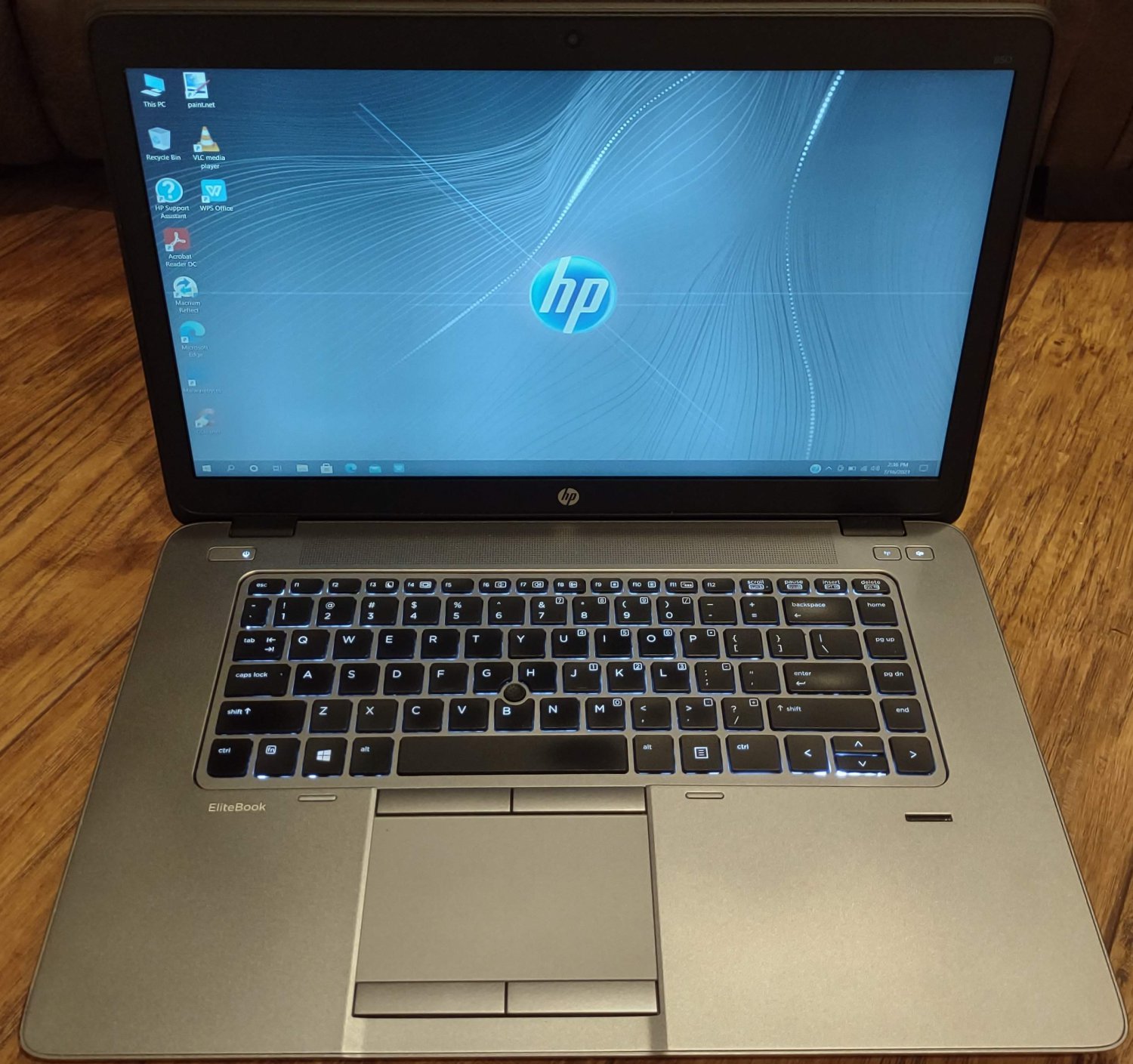 HP EliteBook 850 G2 15.6" Laptop, Intel Core i7-5600U, 16GB, 128GB SSD ...