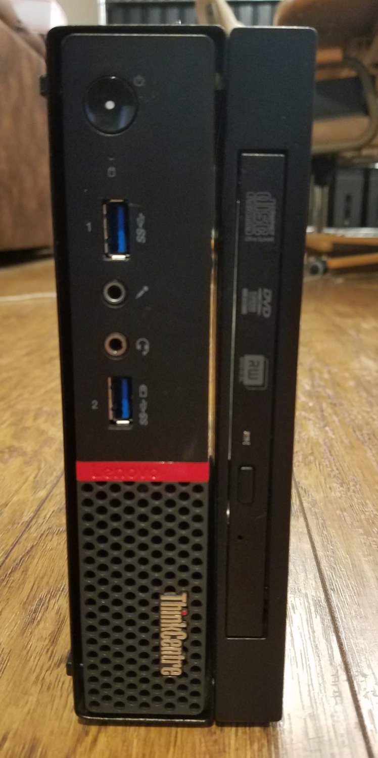 Lenovo ThinkCentre M700 Tiny PC: Core i3-6100T, 8GB, 180GB SSD, USB ...