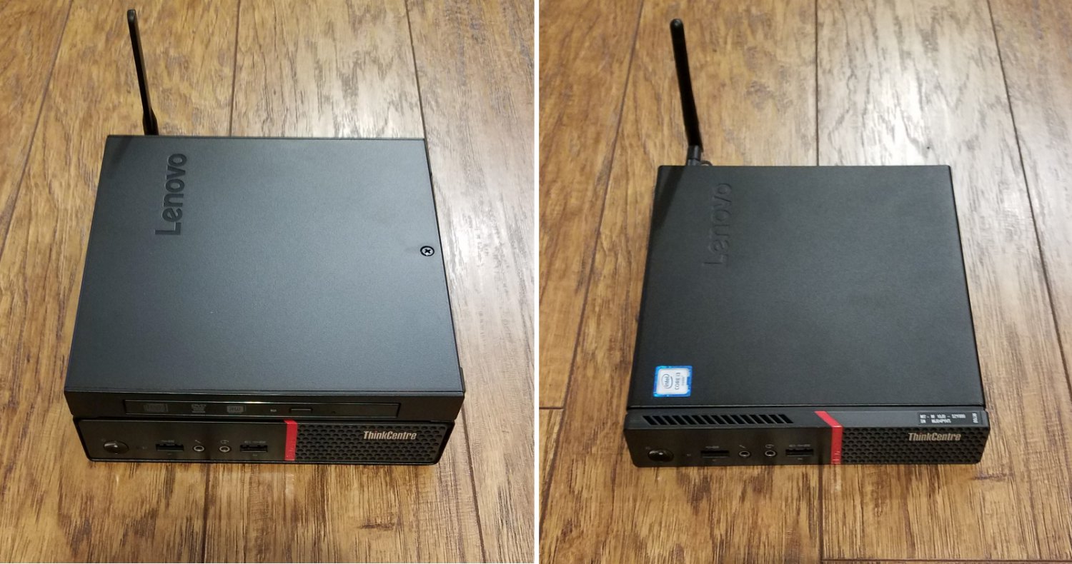 Lenovo ThinkCentre M700 Tiny PC: Core i3-6100T, 8GB, 180GB SSD+1TB HDD ...