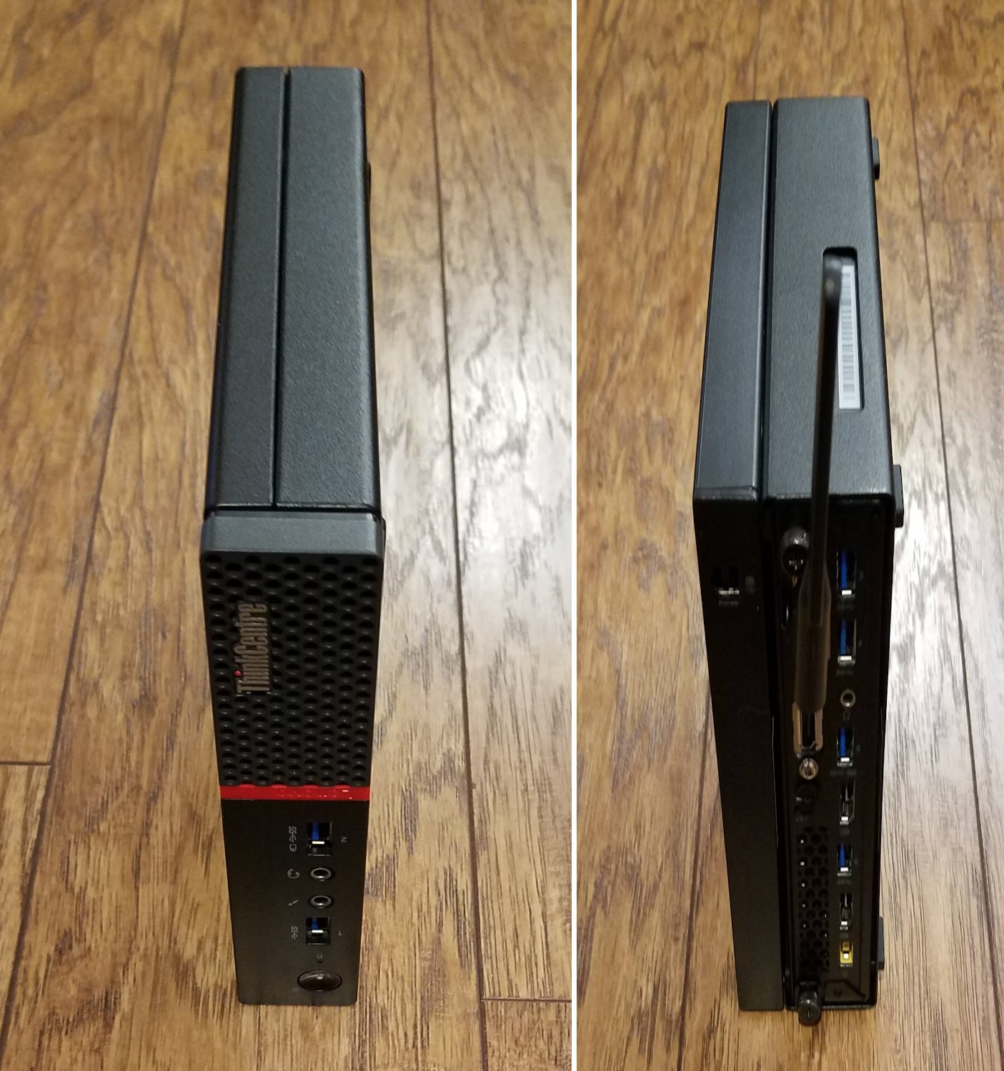 Lenovo ThinkCentre M700 Tiny PC: Core i3-6100T, 8GB, 180GB SSD+1TB HDD ...