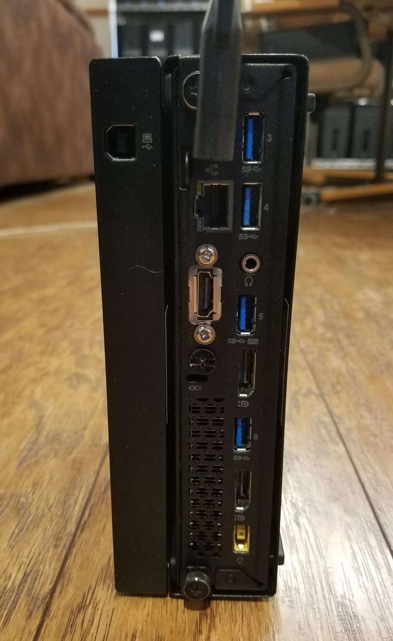 Lenovo ThinkCentre M700 Tiny PC: Core i3-6100T, 8GB, 180GB SSD+1TB HDD ...