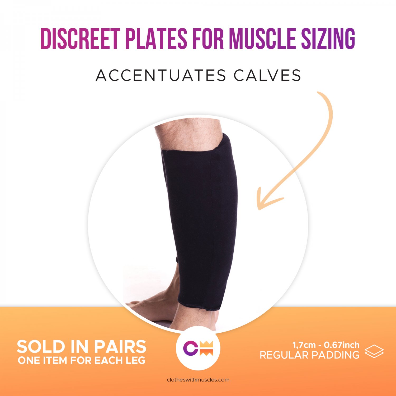 Padded Calves Fake Muscle for Men