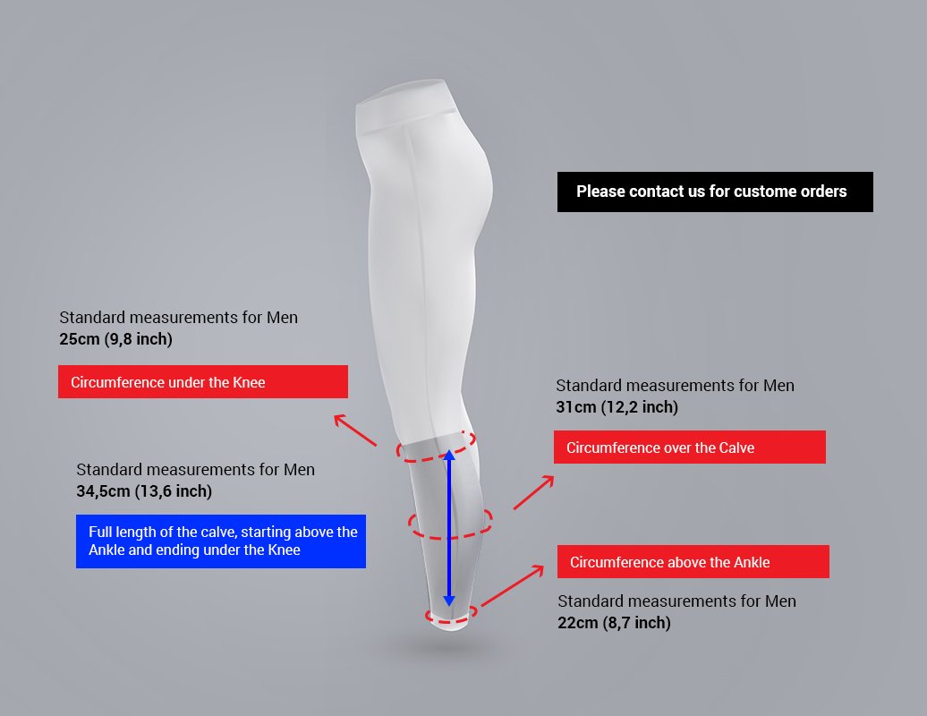 Padded Calves Fake Muscle for Men