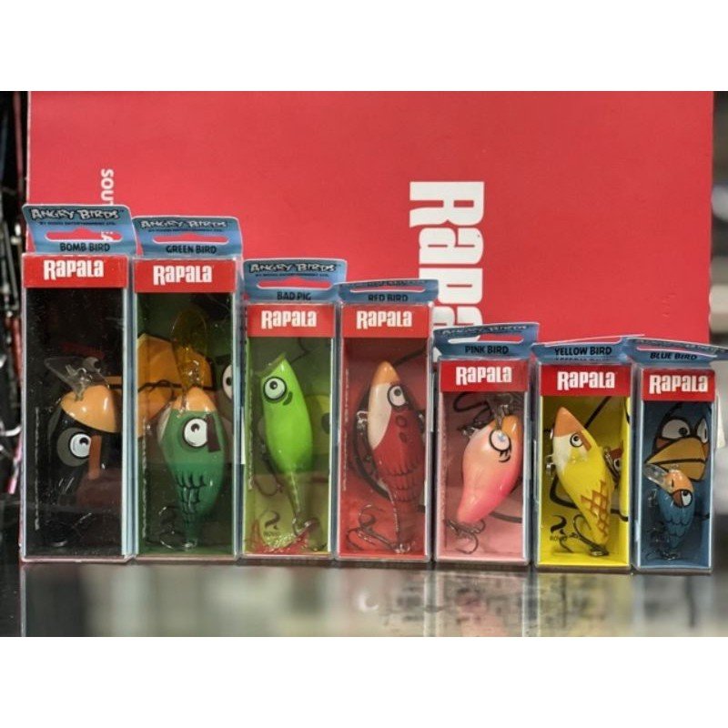 Rapala Angry Birds Set of 7 Lures LIMITED EDITION Rapala Collector DHL ...