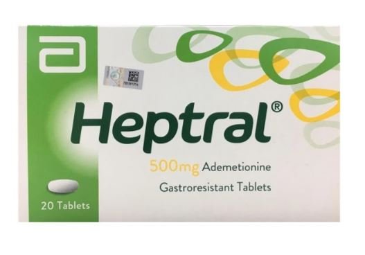 ABBOT Heptral 500MG 20 Tablets for LIVER HEALTH Free Shipping