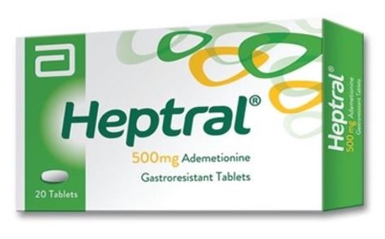 ABBOT Heptral 500MG 20 Tablets for LIVER HEALTH Free Shipping