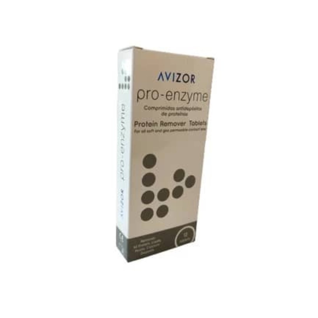 6 Boxes Avizor PRO-ENZYME Protein Remover Tablets 12's Contact Lenses Soft