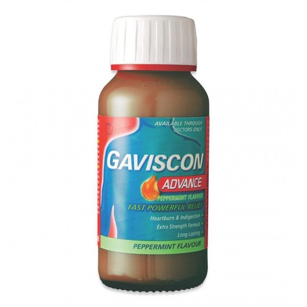 Gaviscon Advance Liquid 150ml For Gastric,Stomach Wind & Heartburn