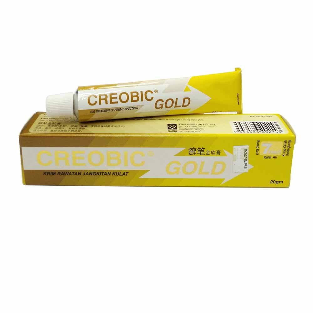 Fungal Infection Treatment Creobic Gold Cream 10 gm Skin Anti Fungus ...