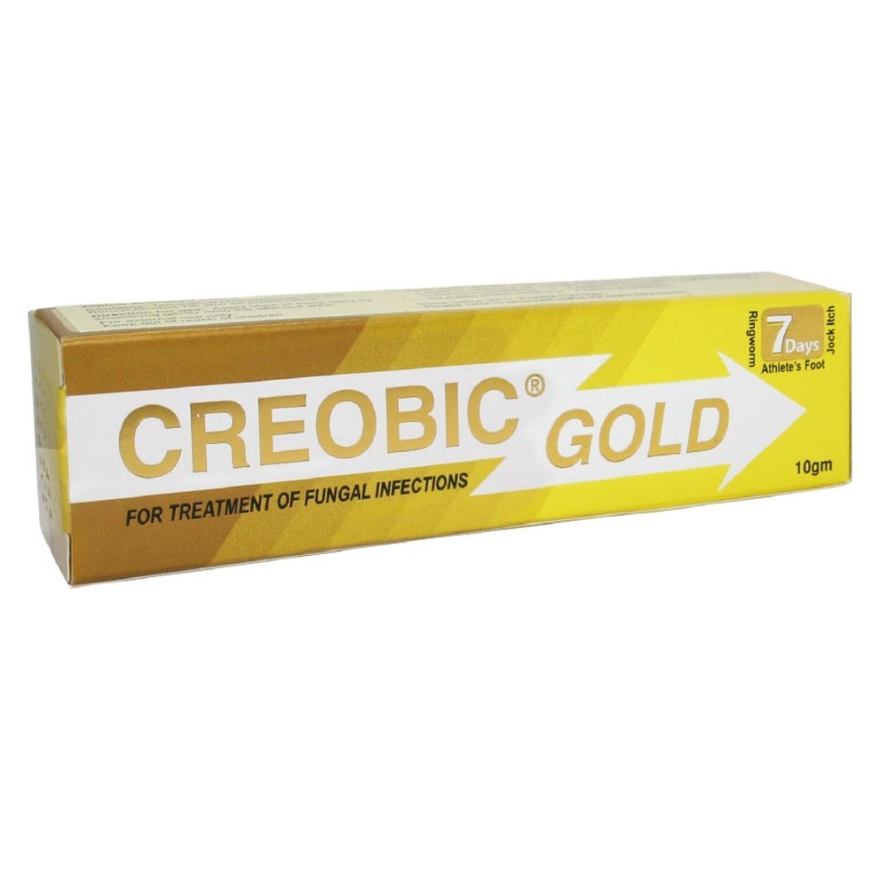 Fungal Infection Treatment Creobic Gold Cream 10 gm Skin Anti Fungus ...