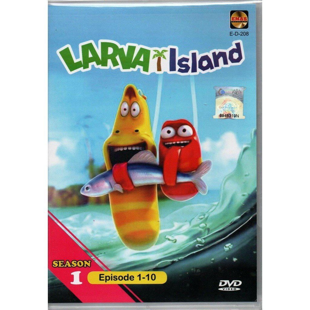 Kids Cartoon DVD Larva Island Season 1 Vol.1-10