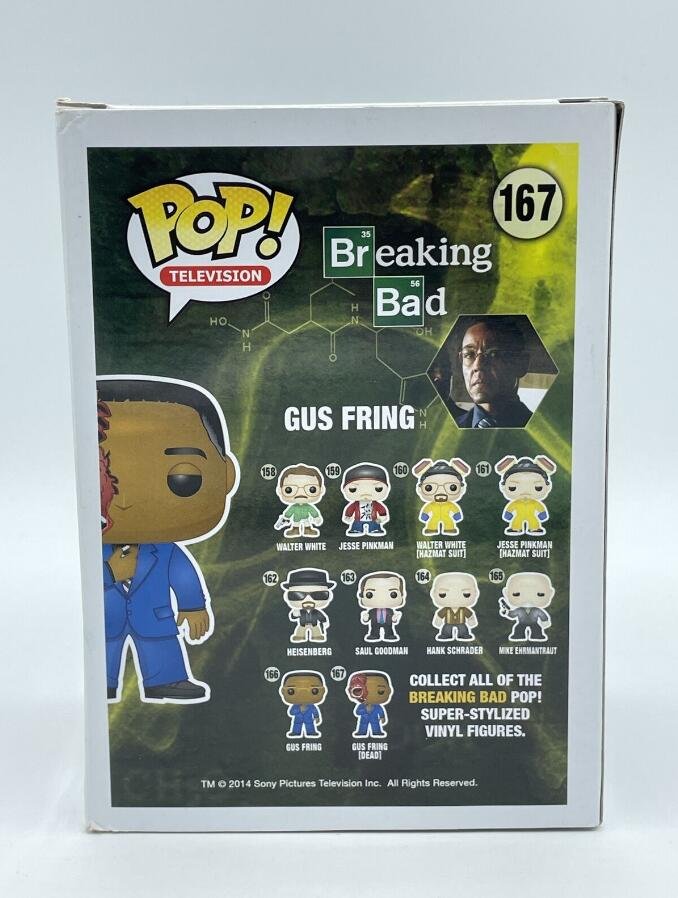 Breaking Bad Gus Fring Dead #167 Funko POP! Action Figure Toy W ...