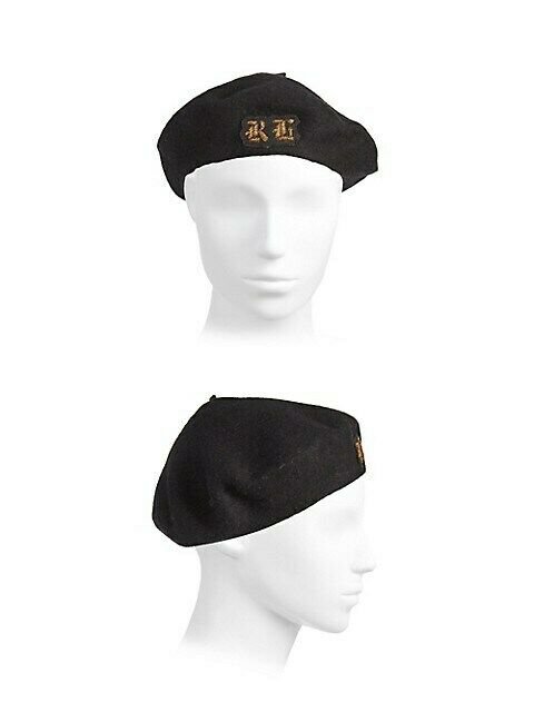 Polo Ralph Lauren Classic Crest Wool Beret Black O/S