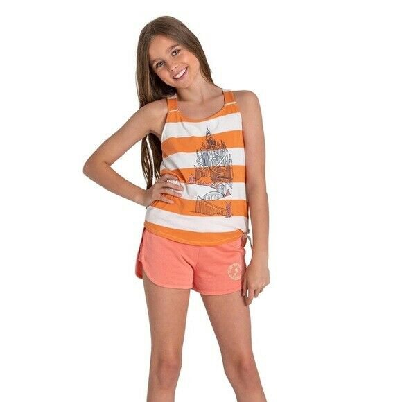 Disney Roxy Little Mermaid Castle Top Girls Striped ( 10/M )