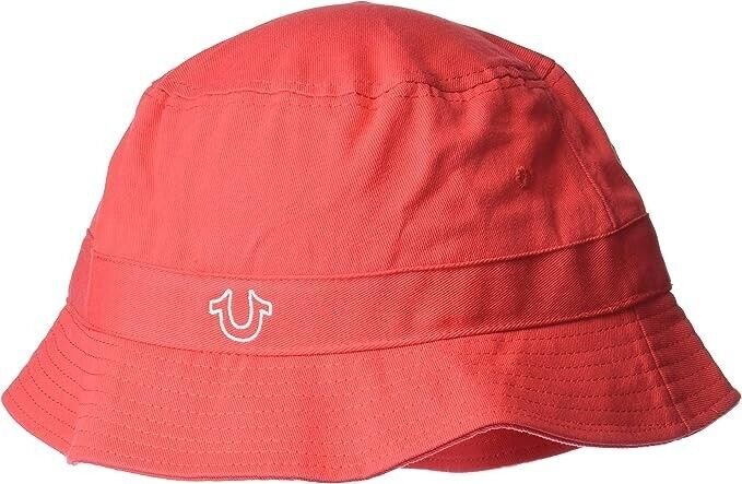 True Religion Hs Outline Bucket Hat True Red ( One Size )