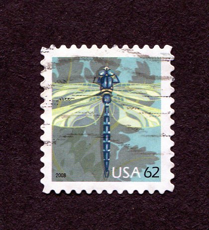 United States Postage Stamp 2008 Scott# US 4267 Used 62¢ Dragonfly C