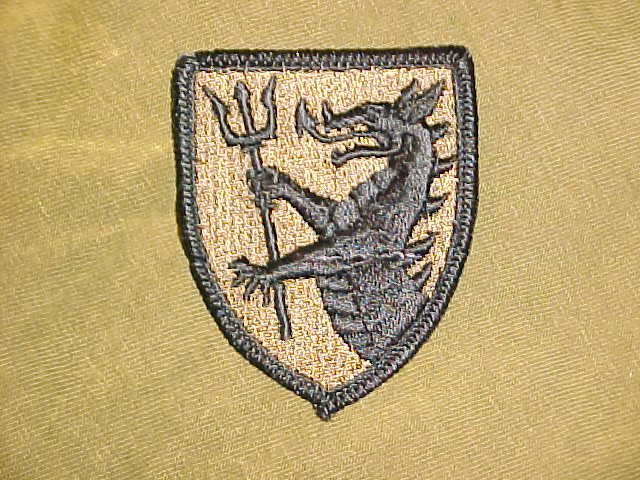 1970 DRAGON HOLDING PITCHFORK US ARMY 108TH VIET NAM PATCH ORIGINAL ITEM!
