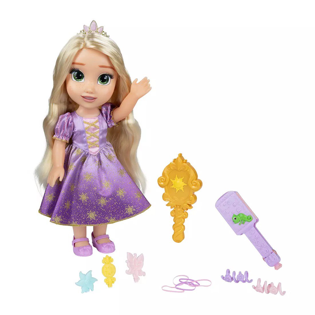 Disney Princess 15" Animatronic Rapunzel Hair Styling Doll