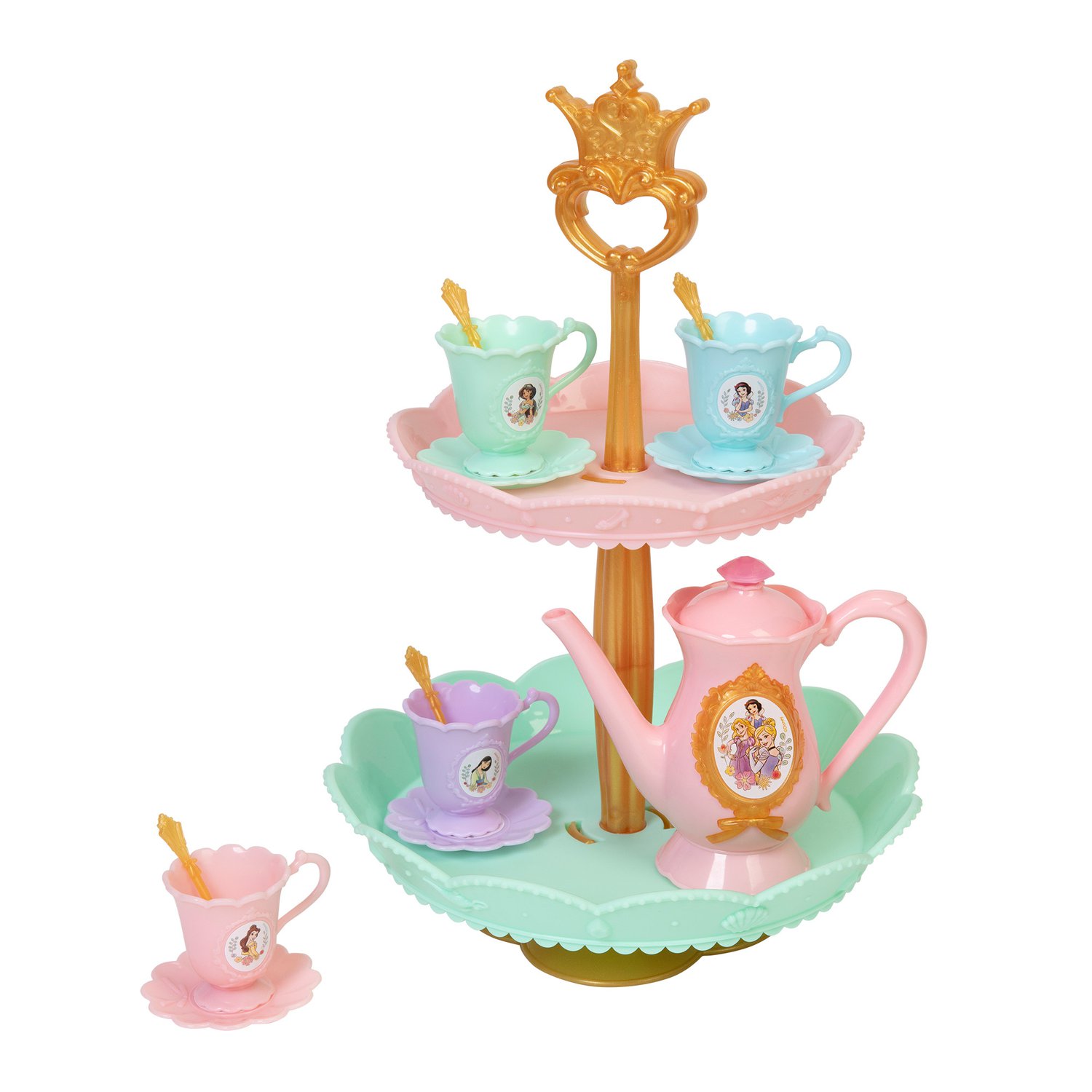 Disney Princess Tea Cart Tea Party with Your Disney Princess Dolls