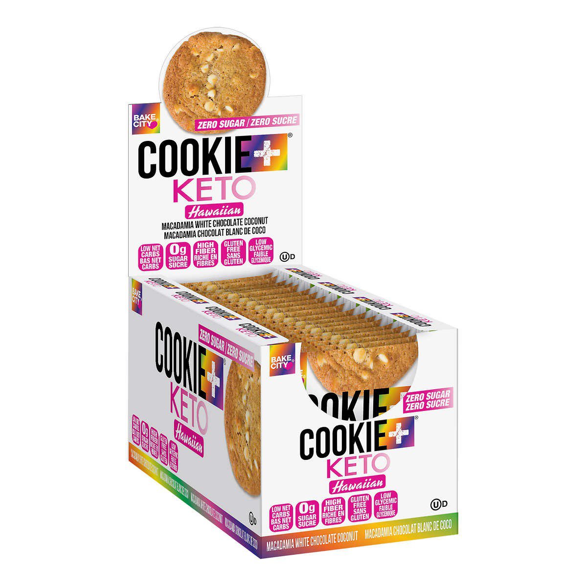 Bake City Cookies+Keto Hawaiian Soft-baked Cookies, 24-count Cookies