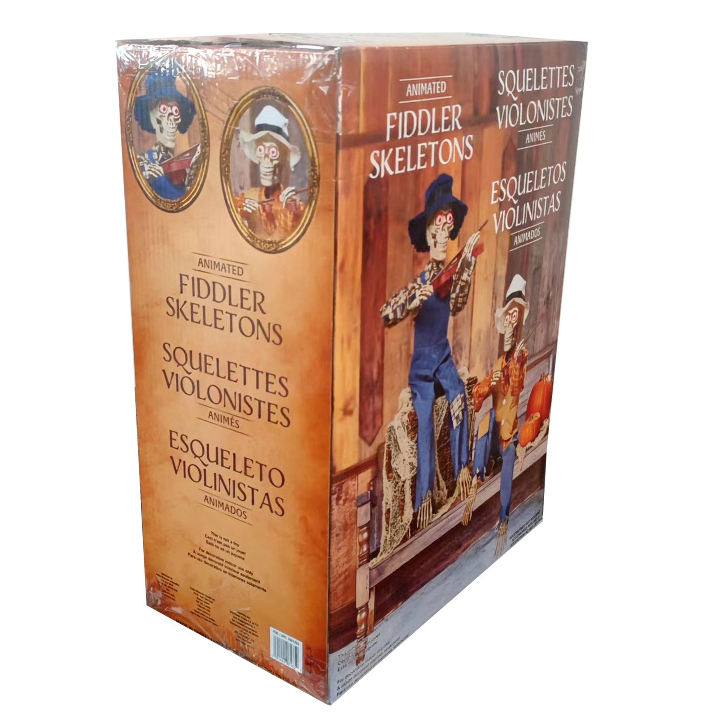 Animated Dueling Fiddler Skeletons, Automatic Motion or Sound Sensor ...