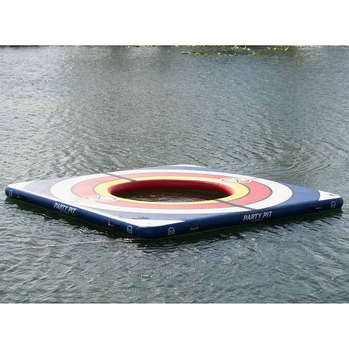 HO Sports Party Pit Float, Party Pad Platform10 in. x 10 in. x 6 in.