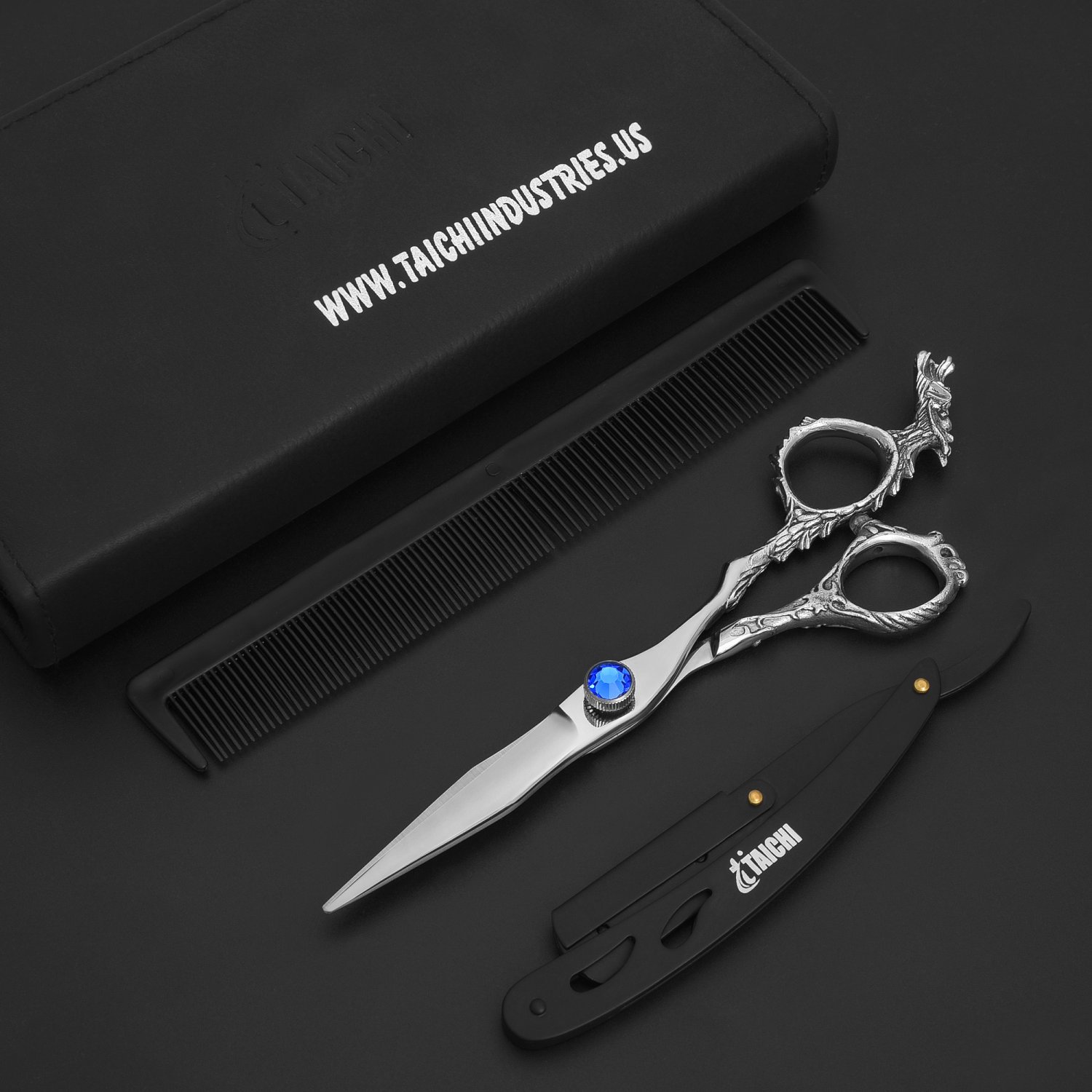 Stylish Dragon Hair Shears Super Sharp Cutting Blades TIDS-001