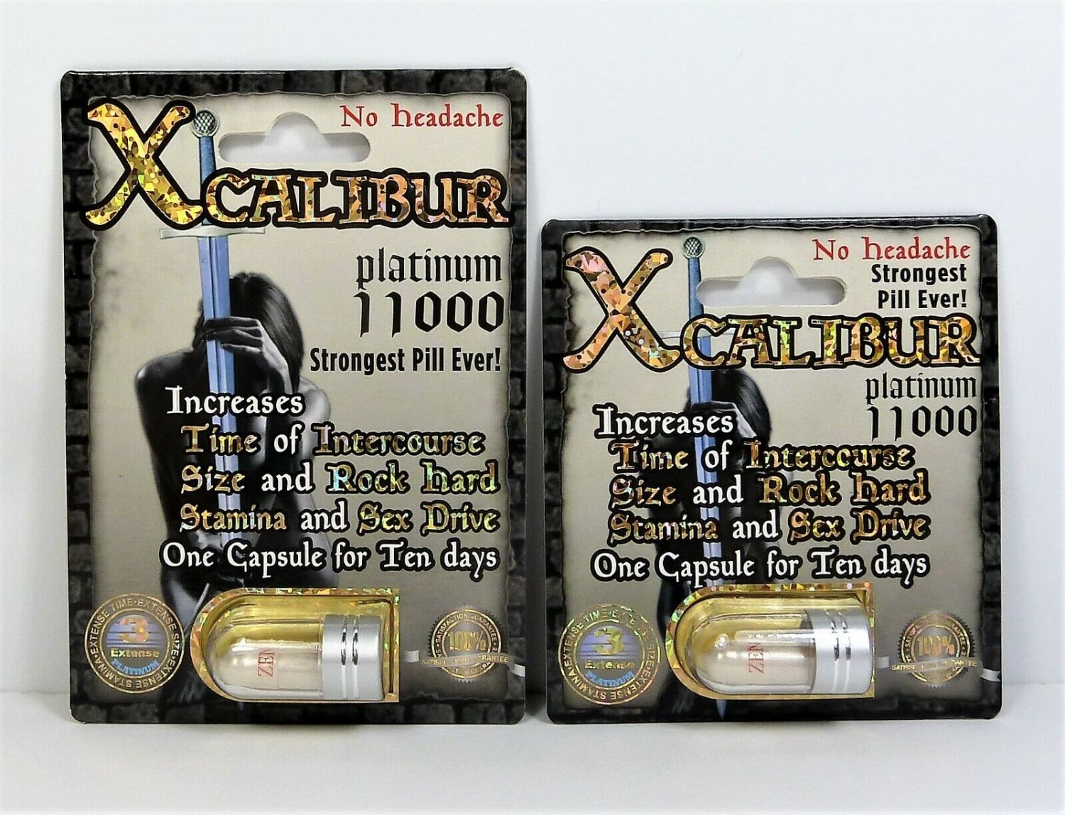 XCalibur Platinum 11000 6 pills