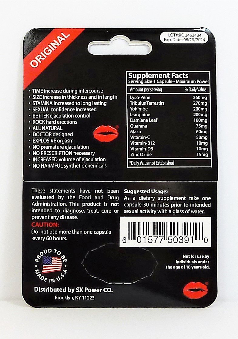 Thunder Bull 9X 6 pills