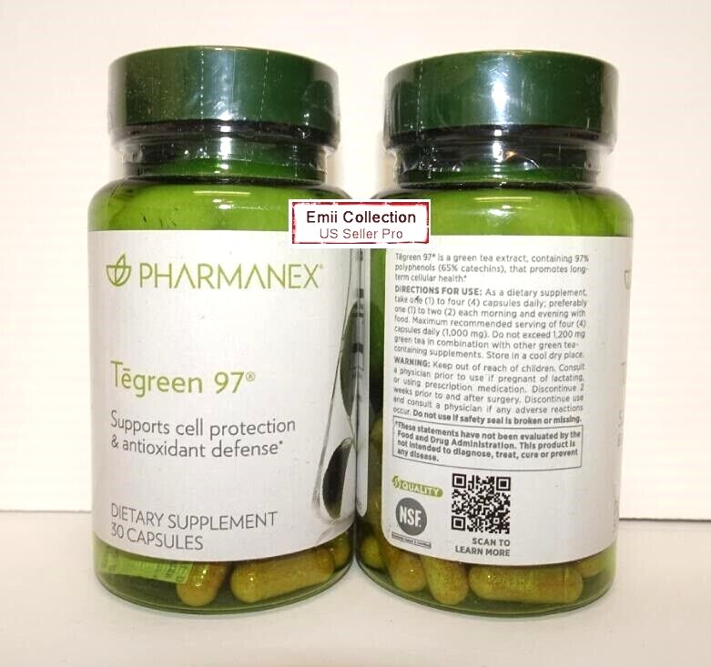Nu Skin Nuskin Pharmanex Tegreen 97 30 Capsules Brand New Sealed