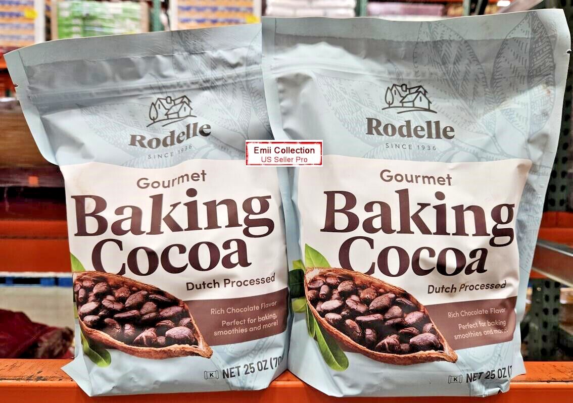 Rodelle Gourmet Baking Cocoa Dutch Processed Rich Chocolate Flavor 25oz ...