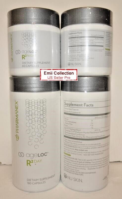 Nu Skin Nuskin Pharmanex ageLOC R2, Day and Night Sealed