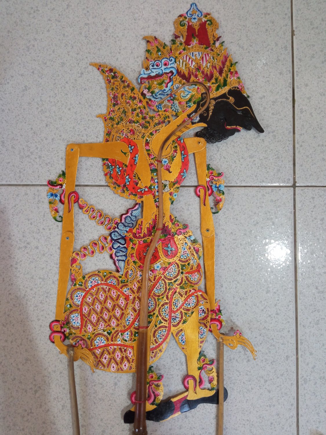 Javanese Puppet Shadow (Wayang Kulit): Abiyasa