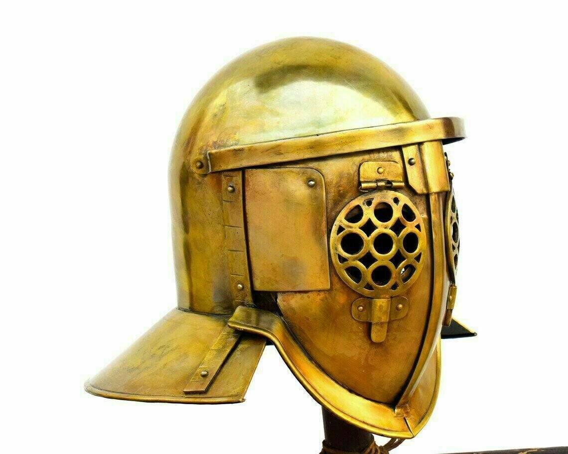 Medieval Gladiator Helmet Provocator Larp Helmet Cosplay helm