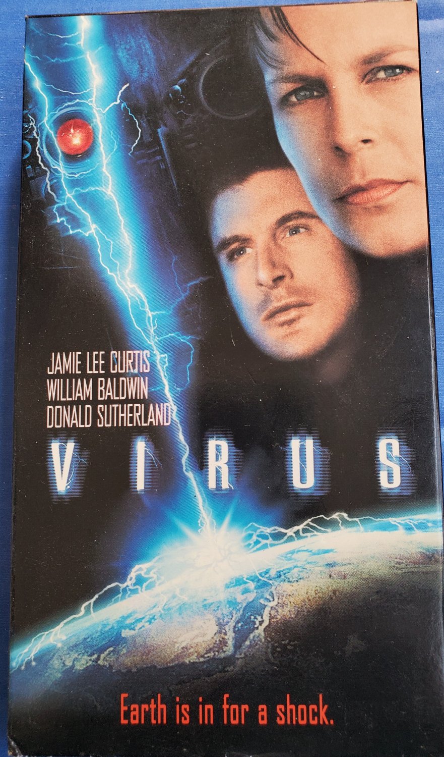 Virus Movie VHS Video Tape Jamie Lee Curtis Donald Sutherland William ...