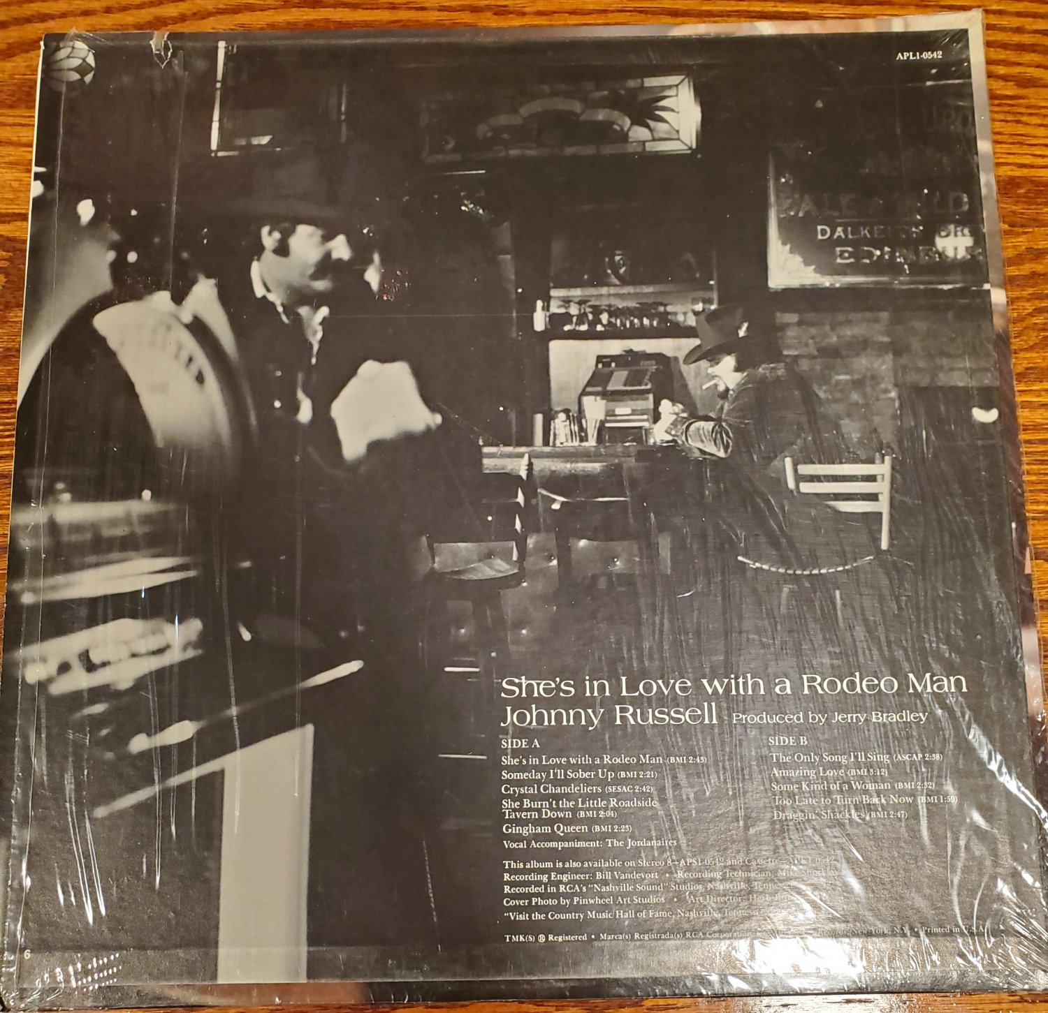 Johnny Russell She's In Love With A Rodeo Man Country Music 33 RPM ...