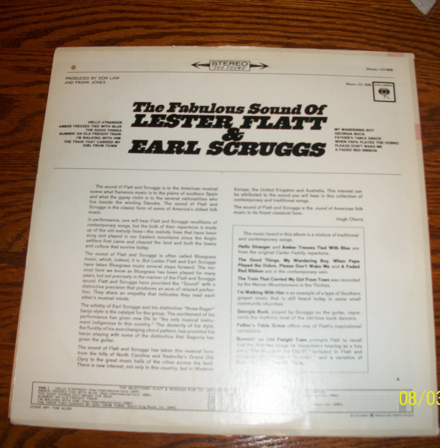 The Fabulous Sound of Lester Flatt & Earl Scruggs Folk Bluegrass ...