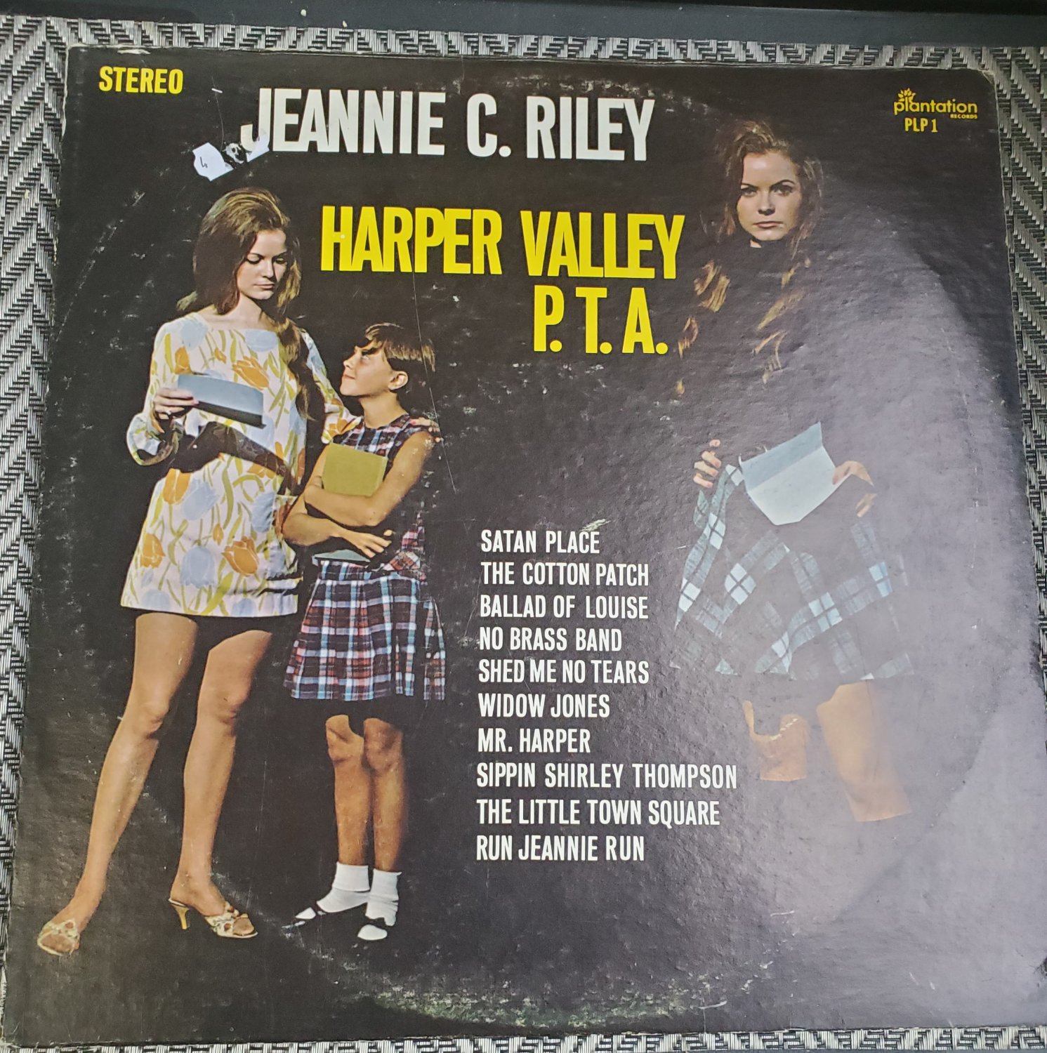 Jeannie C Riley Harper Valley Pta Best 33 Rpm Vinyl Record Lp 1968