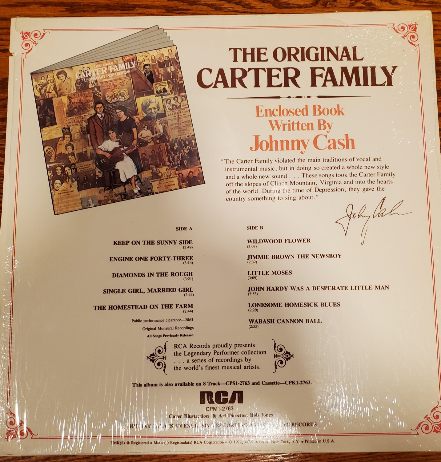 The Original Carter Family Volume 1 Legendary Performers Johnny Cash ...
