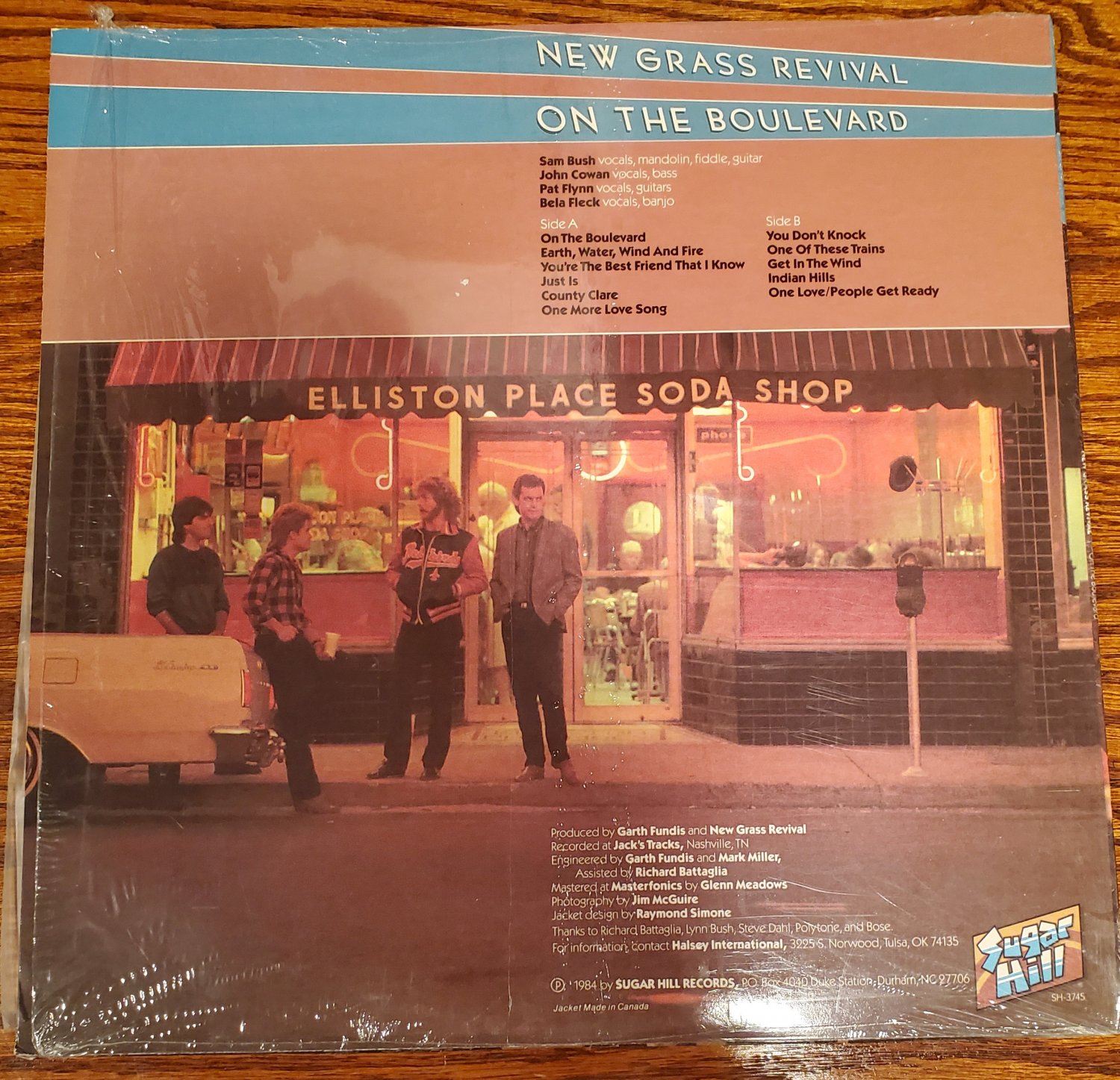 New Grass Revival On The Boulevard Country Bluegrass 33 RPM Vinyl LP ...
