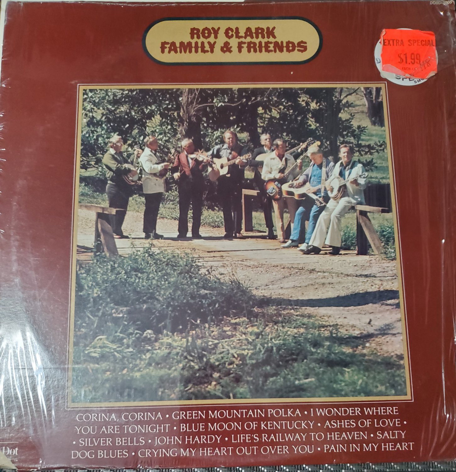 Roy Clark Family & Friends LP 33 RPM Record Vinyl 1974