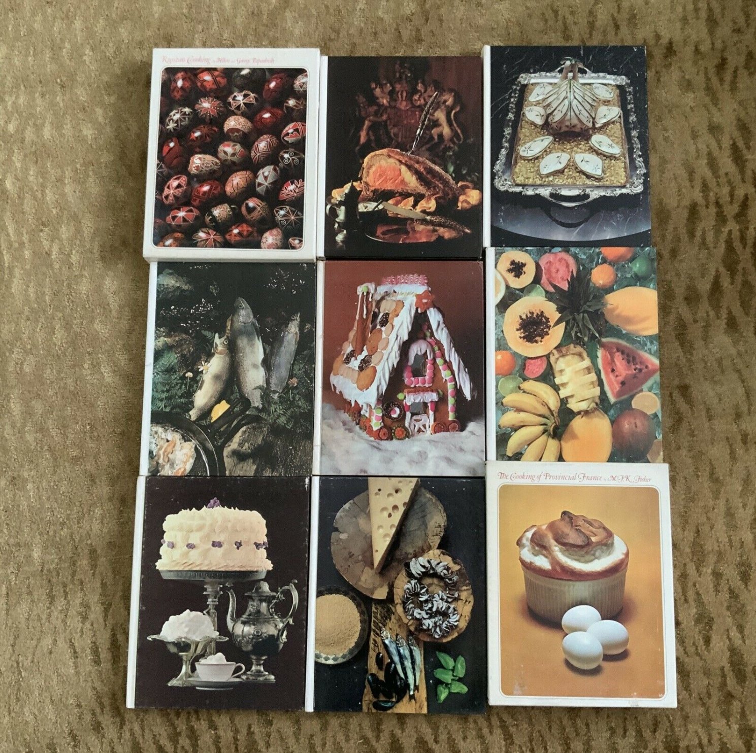 Time Life Foods of The World Cookbooks 9 Hard Cover Free Shipping