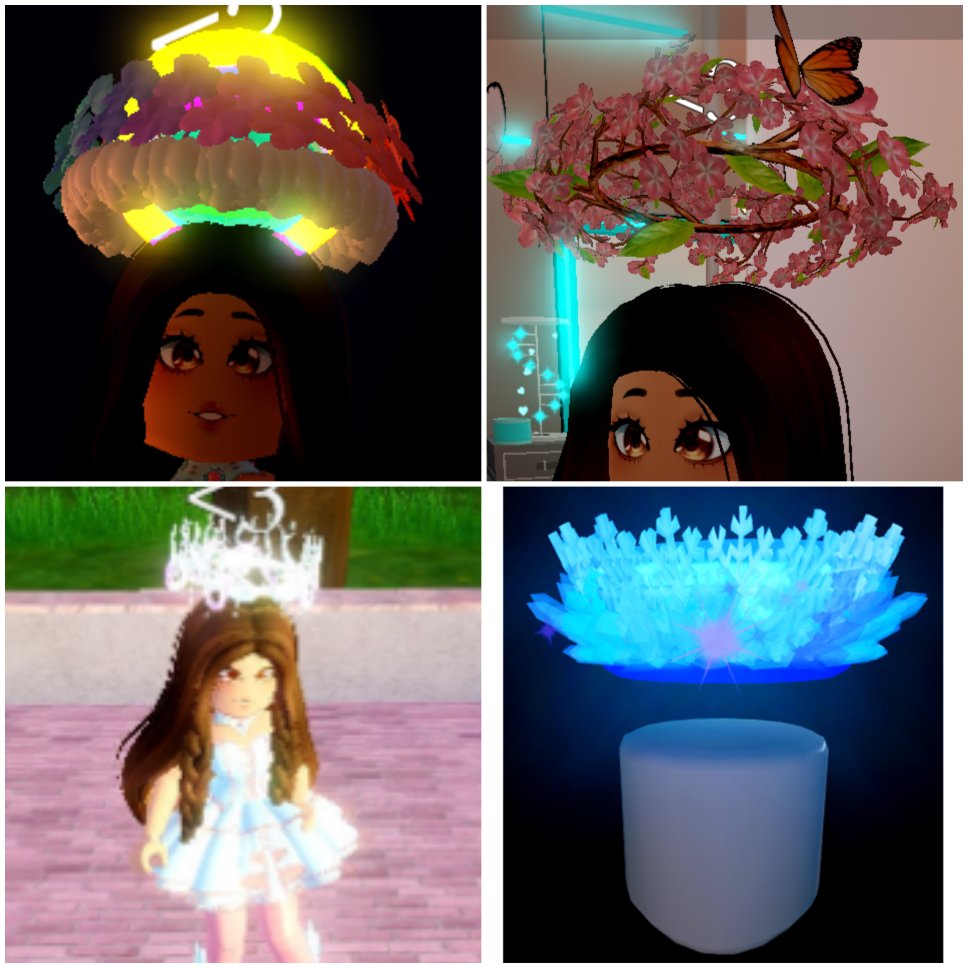 Royale High winter 2020 halo, limited in-game avatar accessories
