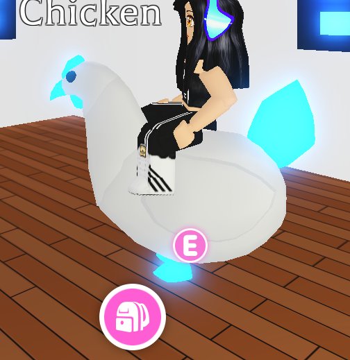 Adopt me pets, mega neon fly ride chicken, roblox in-game accessories pet