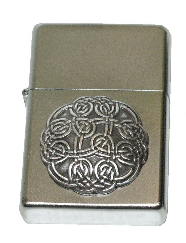 Celtic Irish Knots Logo Custom Lighter Cigar Torch Butane Refillable ~NEW~