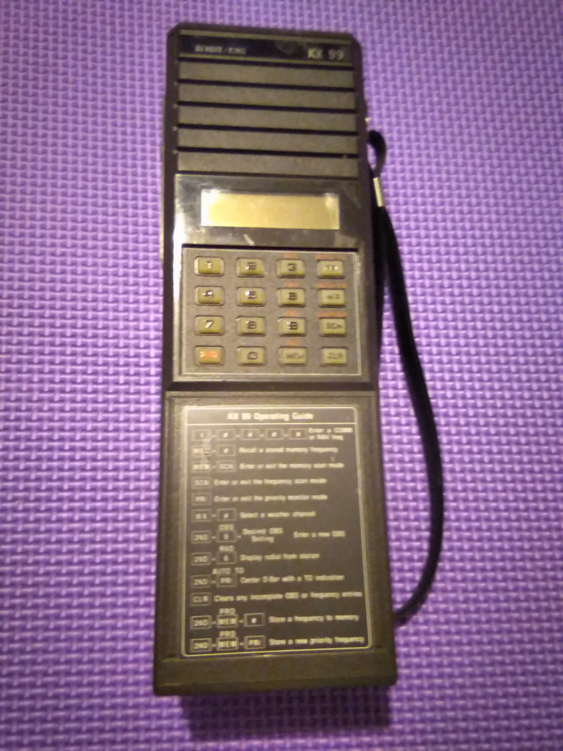 Bendix King KX99 portable handheld aviation navigation communication ...