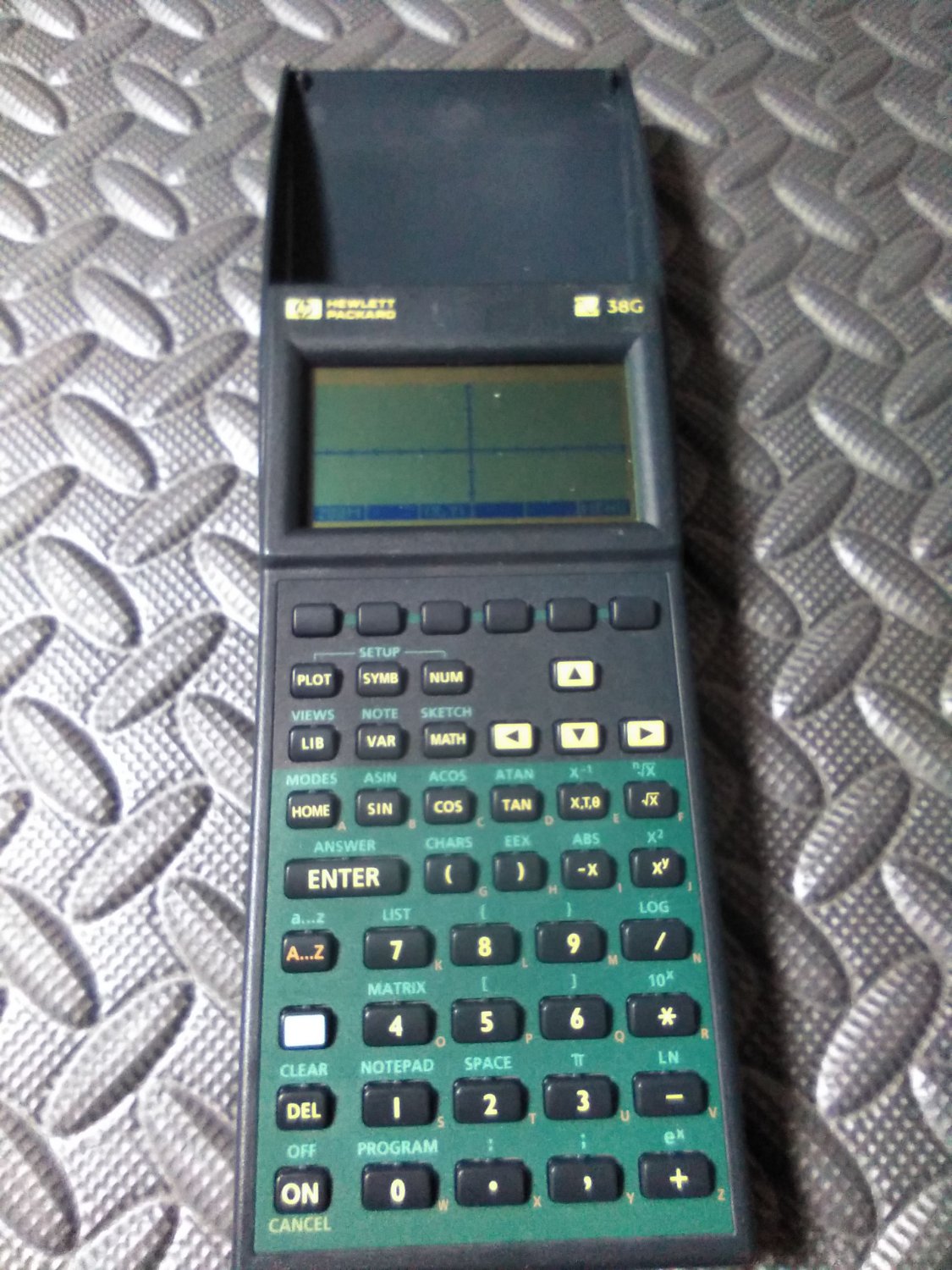 Vintage HP Hewlett Packard 38G Graphing Calculator with Flip Cover 1995 ...